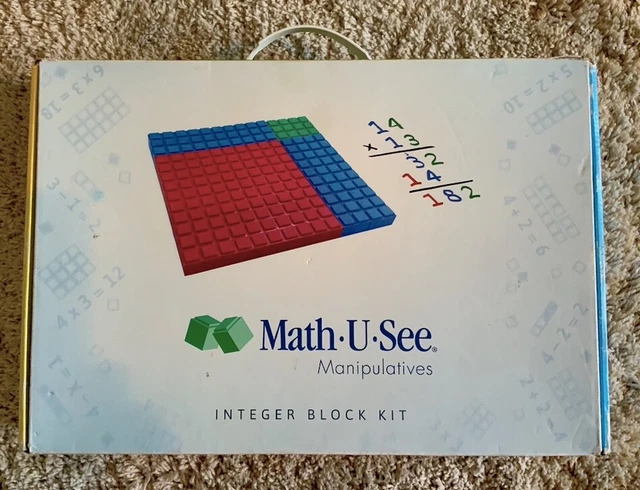 COMPLETE SET! MATH-U-SEE Manipulatives Integer Blocks $50.00 - PicClick