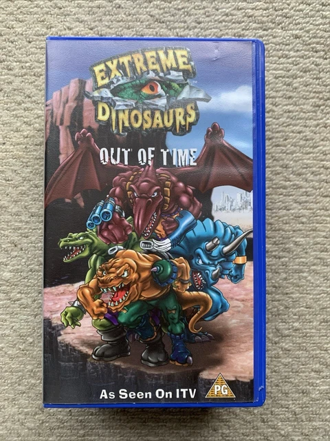EXTREME DINOSAURS: OUT of Time VHS Tape 1997 Animated Cartoon Kids ...