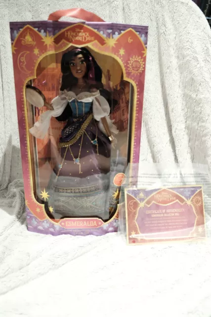 Disney Store Esmeralda 25th Anniversary Limited Edition Doll £30 00