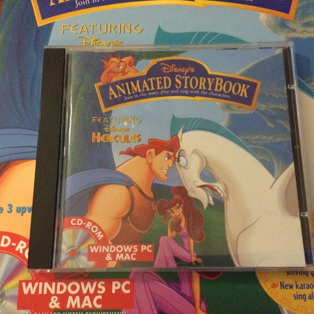 DISNEY’S ANIMATED STORYBOOK Hercules (PC CD-ROM) Big Box £29.99 ...