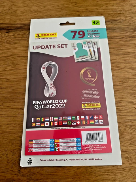 PANINI FIFA WORLD CUP QATAR 2022 - UPDATE SET (12a) EUR 13,00 - PicClick IT