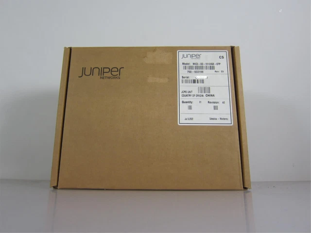 JUNIPER MIC3-3D-1X100GE-CFP 100-GIGABIT Ethernet MIC with CFP Factory ...