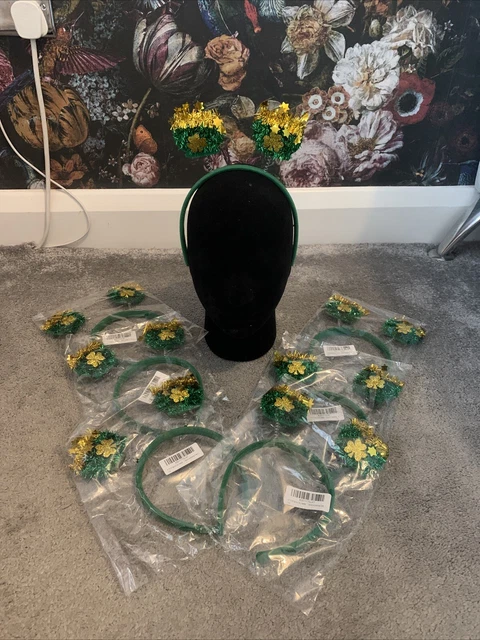 7 X ADULT Fancy Dress one size Saint Patricks Day Head Bands Head ...