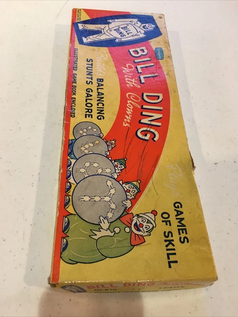 VINTAGE BILL DING with Clowns Balancing Kids Board Game £23.97 ...