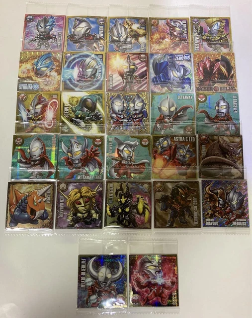 FINAL ULTRAMAN SEAL Wafer Vol.3 Set of 27 Types Including Secret ...