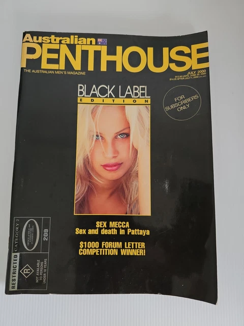 AUSTRALIAN PENTHOUSE MEN'S Magazine BLACK LABEL EDITION - July 2000 EUR ...