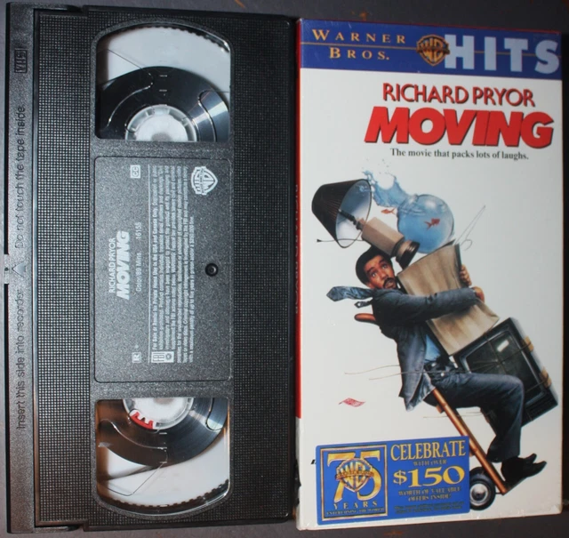 MOVING (VHS) RICHARD Pryor, Dave Thomas, Dana Carvey, Randy Quaid. VG ...