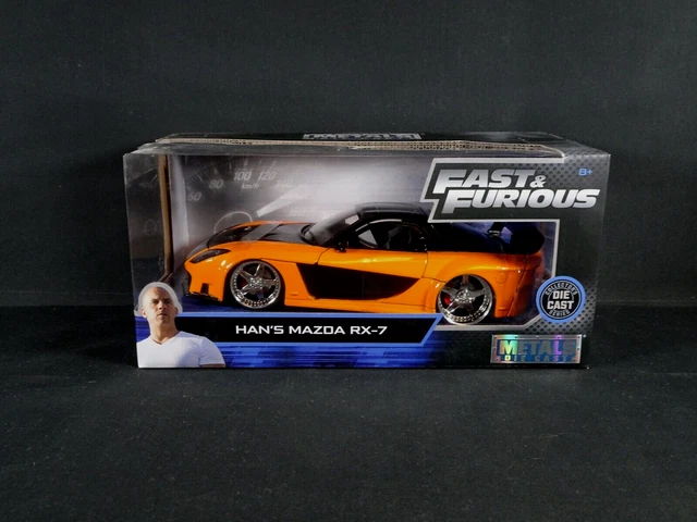 JADA FAST & Furious: Tokyo Drift Han's Mazda RX-7 1/24 Scale £27.94 - PicClick UK
