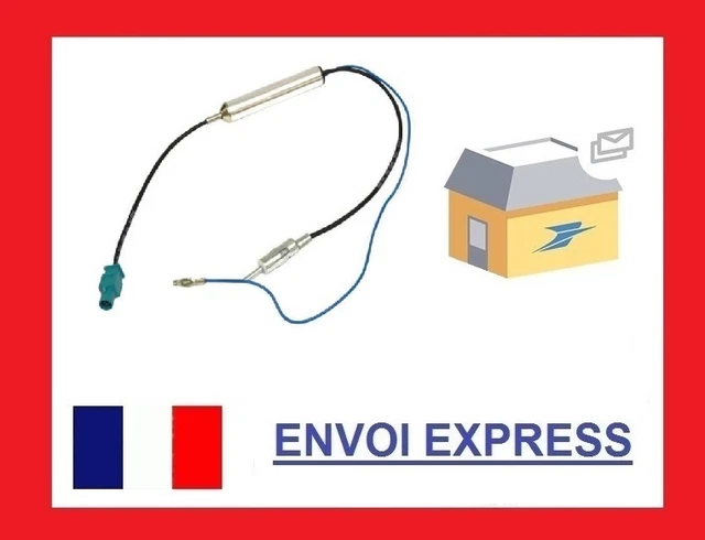 FAKRA ISO DIN Car Radio Antenna Adapter For Volkswagen Transporter £13. ...