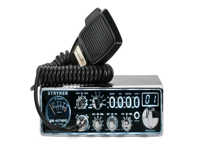 STRYKER SR497HPC STRYKER Sr497Hpc 110 Watt 10 Meter Radio With 7 Color ...