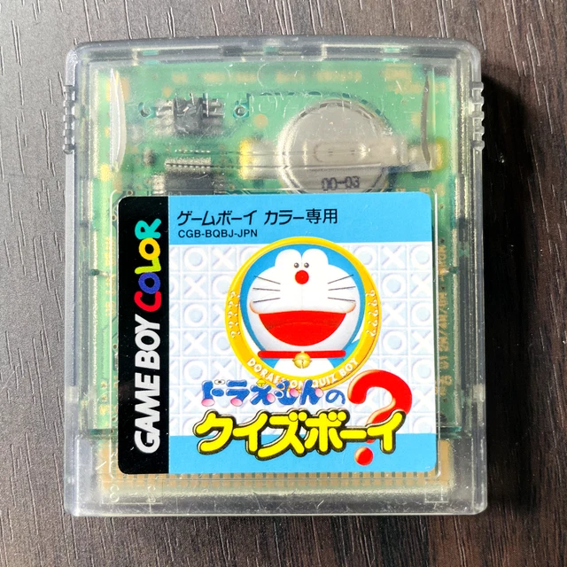 DORAEMON QUIZ BOY Nintendo Game Boy Color shogakukan 2000 Japanese ...