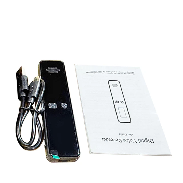 DIGITAL VOICE RECORDER With 0.96 Color Screen One-Key Recording 0Gb ...