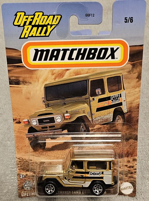 MATCHBOX OFF ROAD Rally 1968 Toyota Land Cruiser 5/6 Walmart Exclusif ...