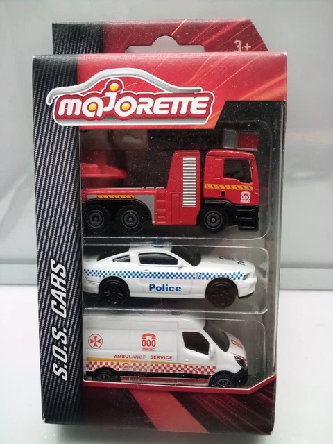 MAJORETTE SOS AUSTRALIAN Emergency 000 -Fire-Police-Ambulance -Model ...