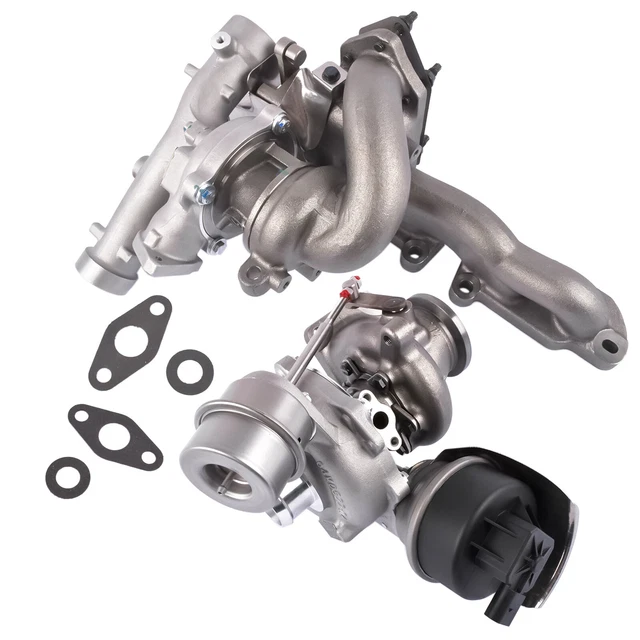 FOR VW TRANSPORTER T5 T6 Turbocharger Twin Turbo Big + Small Turbo Set ...