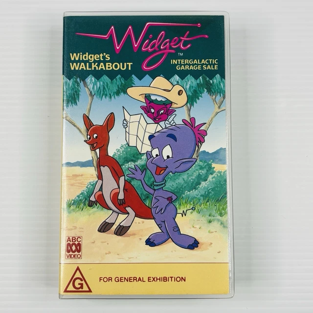 WIDGET VHS TAPE Widget’s Walkabout Intergalactic Garage Sale 1993 ...