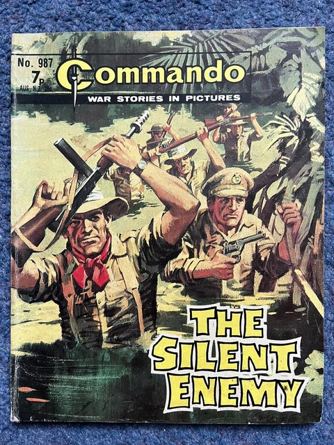Commando War Stories In Pictures Comics No 987 The Silent Enemy Eur 4 2620