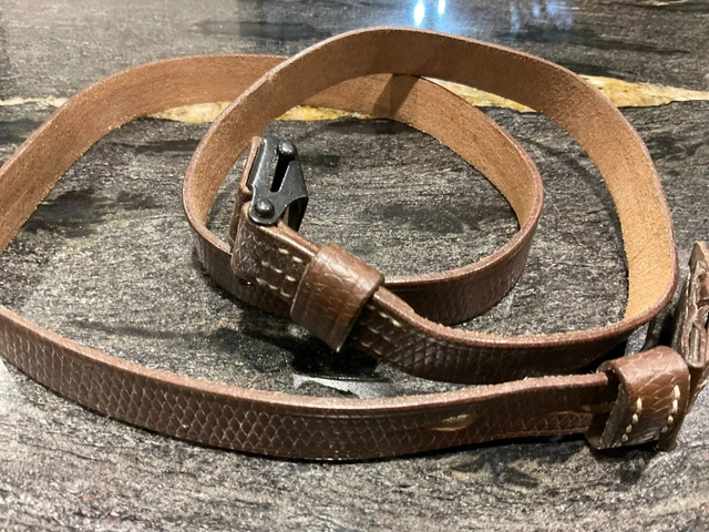 WW2 GERMAN K98 Mauser Rifle Sling-Quality Reproduction -Hand Stitched ...