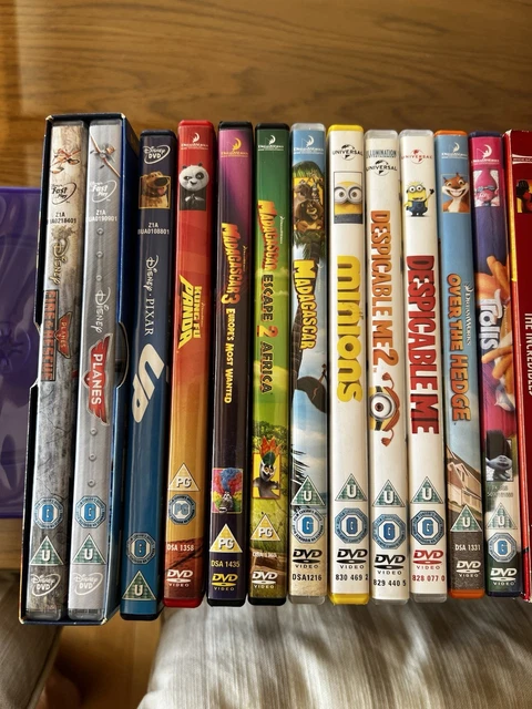 32 X DISNEY, Pixar & Dreamworks Kids DVD Bundle £10.78 - PicClick UK