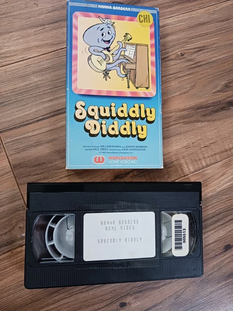 SQUIDDLY DIDDLY VHS Video rare Hanna & Barbera - 8 cartoons EUR 36,73 ...