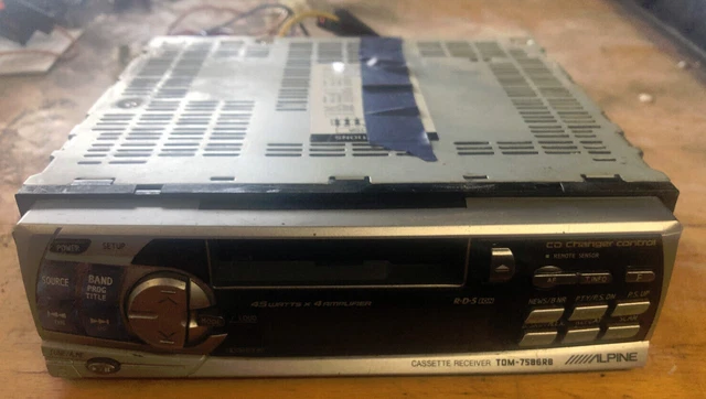 ALPINE TDM-7586RB CAR Radio Cassette Player £140.00 - PicClick UK