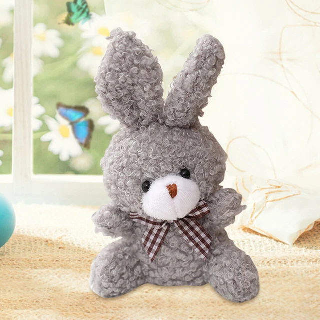 CUTE BUNNY DOLLS Lint Mini Rabbit Dolls Sleeping Toy Plush Rabbit for ...