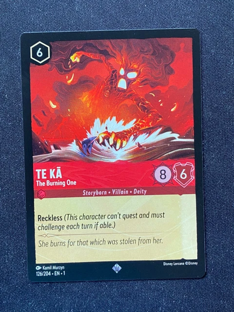 TE KA THE Burning One - Super Rare (126/204) Lorcana NM £2.25 - PicClick UK