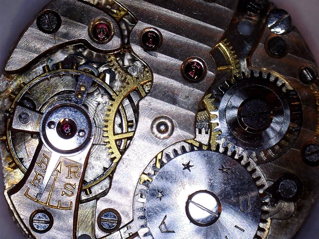 GENUINE FHF 3 FONT (10.5"') Ligne 1930's Watch Movement Parts. drop ...