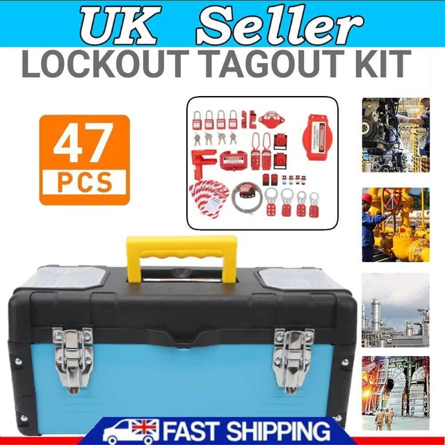 47X CIRCUIT BREAKER Lockout Set Electrical Lockout Tagout Kit Breaker ...