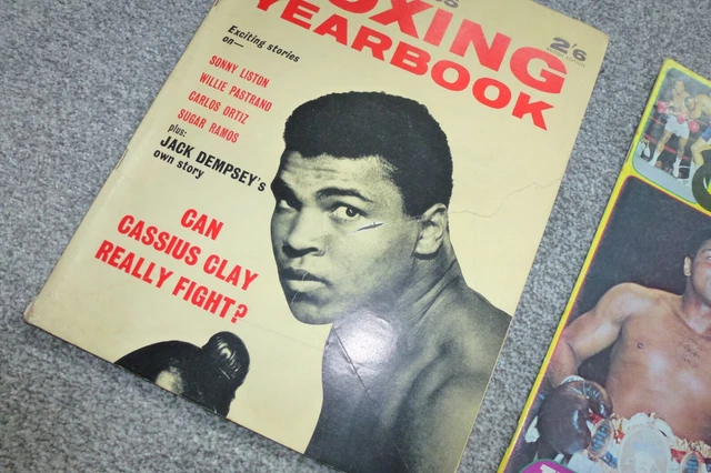 MUHAMMAD ALI PICTURE BOOK (1970's) BOXING YEARBOOK 1965 £9.99 - PicClick UK