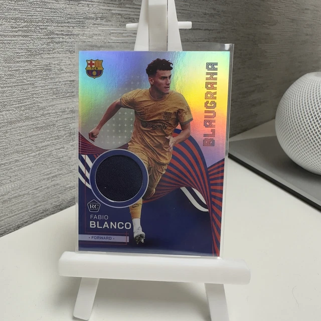 2022/23 TOPPS FC Barcelona Team Set Fabio Blanco Recluta Player Worn ...