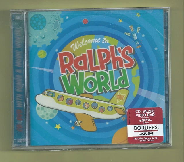 WELCOME TO RALPH'S World Ralph Covert CD & Music Video DVD Brand NEW ...