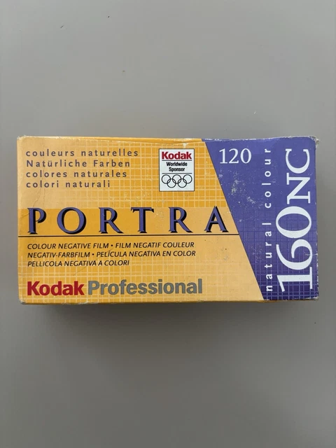 KODAK PORTRA 160 ISO 120 Medium Format Colour Film (Expired 2004) New ...