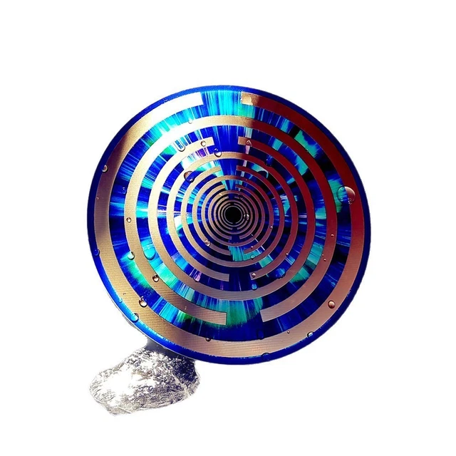 FOR TESLA POLARIZING Energy Disk with Double Coil and Color Therapy ...