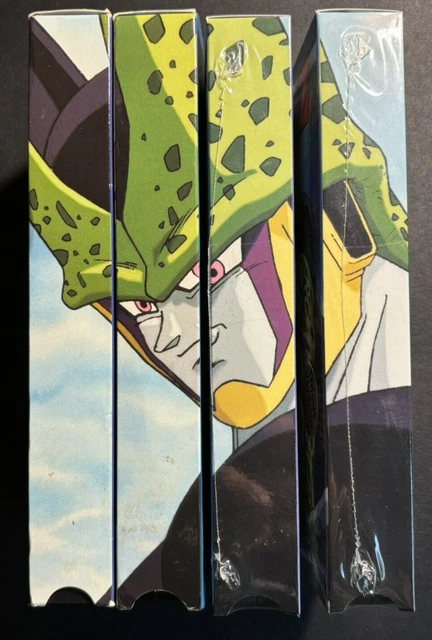 VHS DRAGON BALL Z Perfect Cell Saga 4 Tapes Rare Uncut *Sealed* Free ...