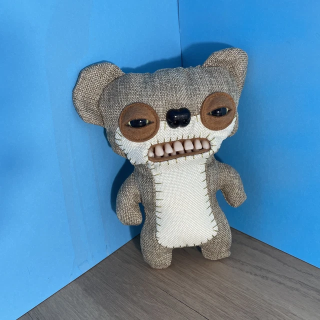 FUGGLER TEDDY BEAR Nightmare Funny Ugly Monster Soft Toy Plush Brown ...