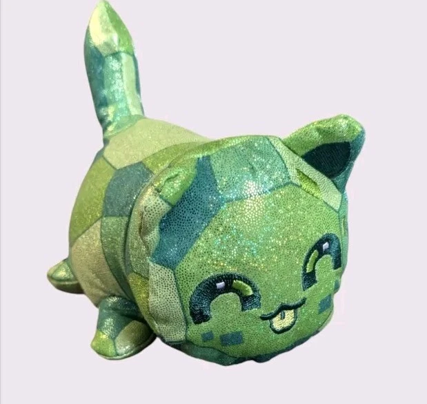 APHMAU MEEMEOWS EMERALD Cat soft toy Plush Litter 4 Celestial Green £13 ...