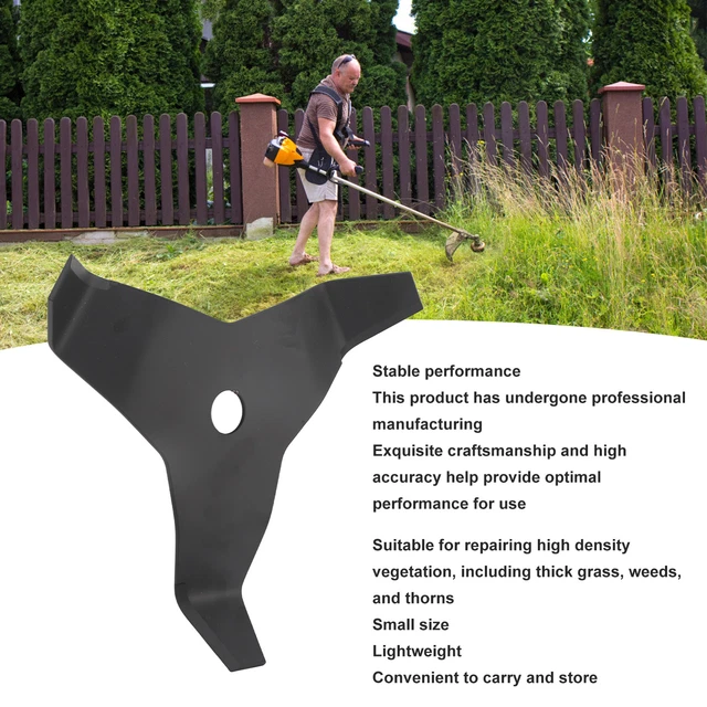 LAMES DE DÉBROUSSAILLEUSE Lame De Rechange Weed Wacker En Acier Au ...