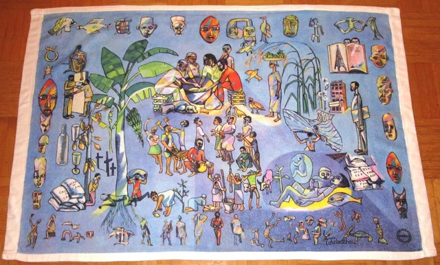 HUNGERTUCH 1988 BILD Wandbehang FASTENTUCH Misereor Kamerun Wandbild ...