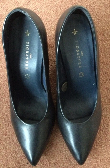 FABULOUS NEXT SIGNATURE Size 5 Black Court Shoes - Hardly Worn £8.00 ...