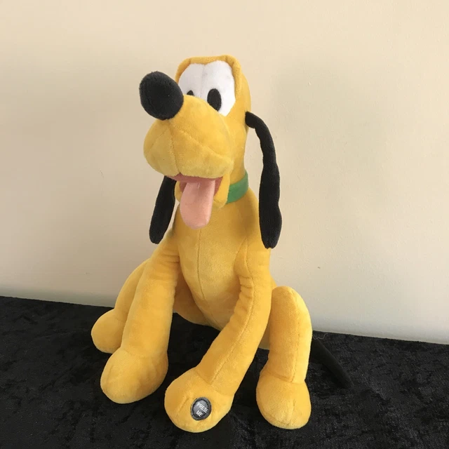 DISNEY TALKING PLUTO 10” Tall Soft Plush MICKEY AND FRIENDS £14.19 ...