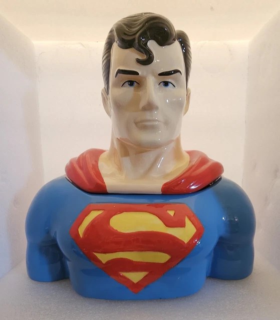 Dc Comics Superman Cookie Jar £2735 Picclick Uk