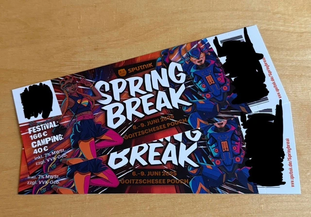 SPUTNIK SPRING BREAK Festival Tickets EUR 330,00 - PicClick DE