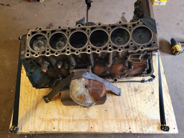 OM606 TURBO ENGINE short block motor Mercedes E300 E300TD TD Diesel ...