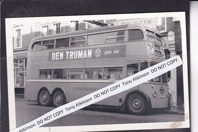 LONDON TRANSPORT - Q1 Type Trolley Bus No. 1836 On Route 667 - Photo ...