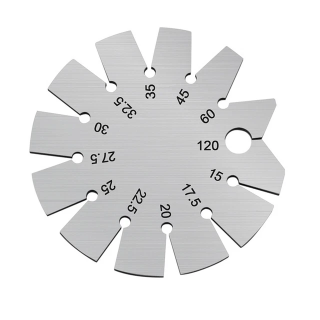 HEAVY DUTY BEVEL Gauge Protractor 15° 120° Range Stainless Steel 70mm ...