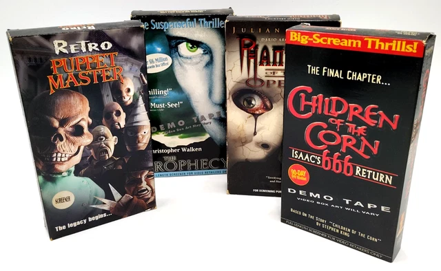 RARE HORROR VHS Demo/Screener Lot - Puppet Master Retro Children of the ...