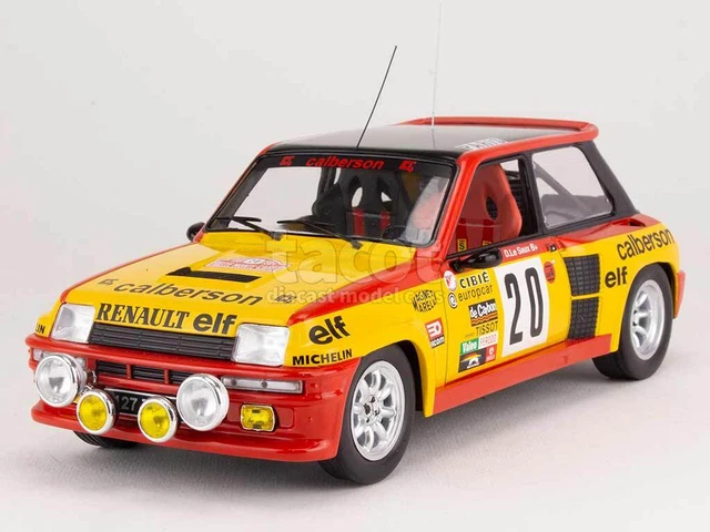 RENAULT R5 TURBO Monte-Carlo 1981 - Ixo 1/18 $96.59 - PicClick CA