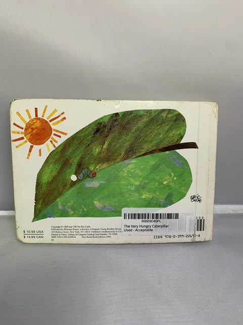THE VERY HUNGRY Caterpillar/la Oruga Muy Hambrienta by Eric Carle (2011 ...