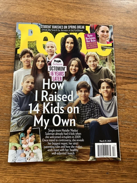 PEOPLE MAGAZINE MARCH 31st 2025 Octomon 16 Years Later $14.99 - PicClick CA
